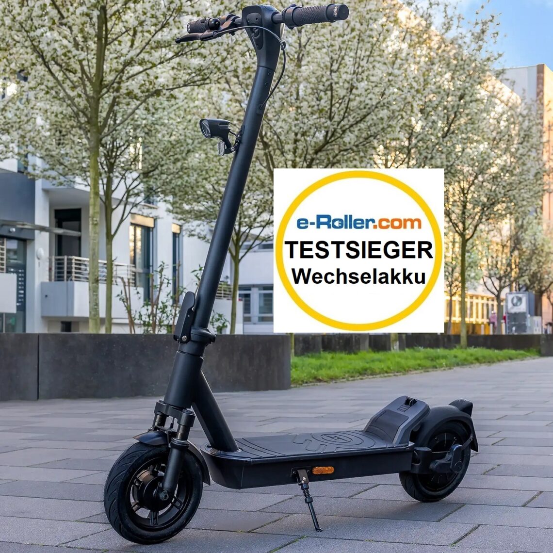 E Scooter Mit Wechselakku Und Straenzulassung