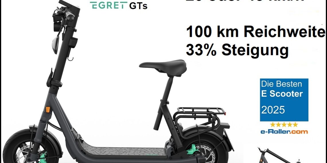Die 7 besten E Scooter mit Sitz im Testvergleich: klappbar, bequem und ...